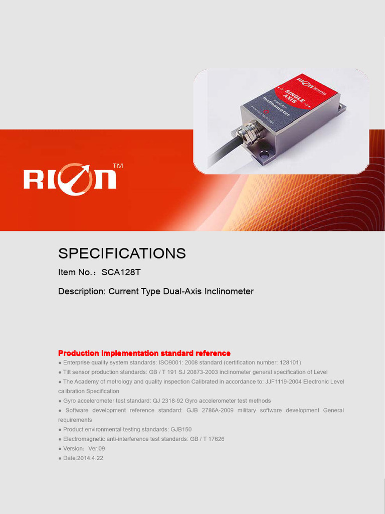 SRS-008 SCA128T Datasheet | PDF | Electrical Engineering | Electricity