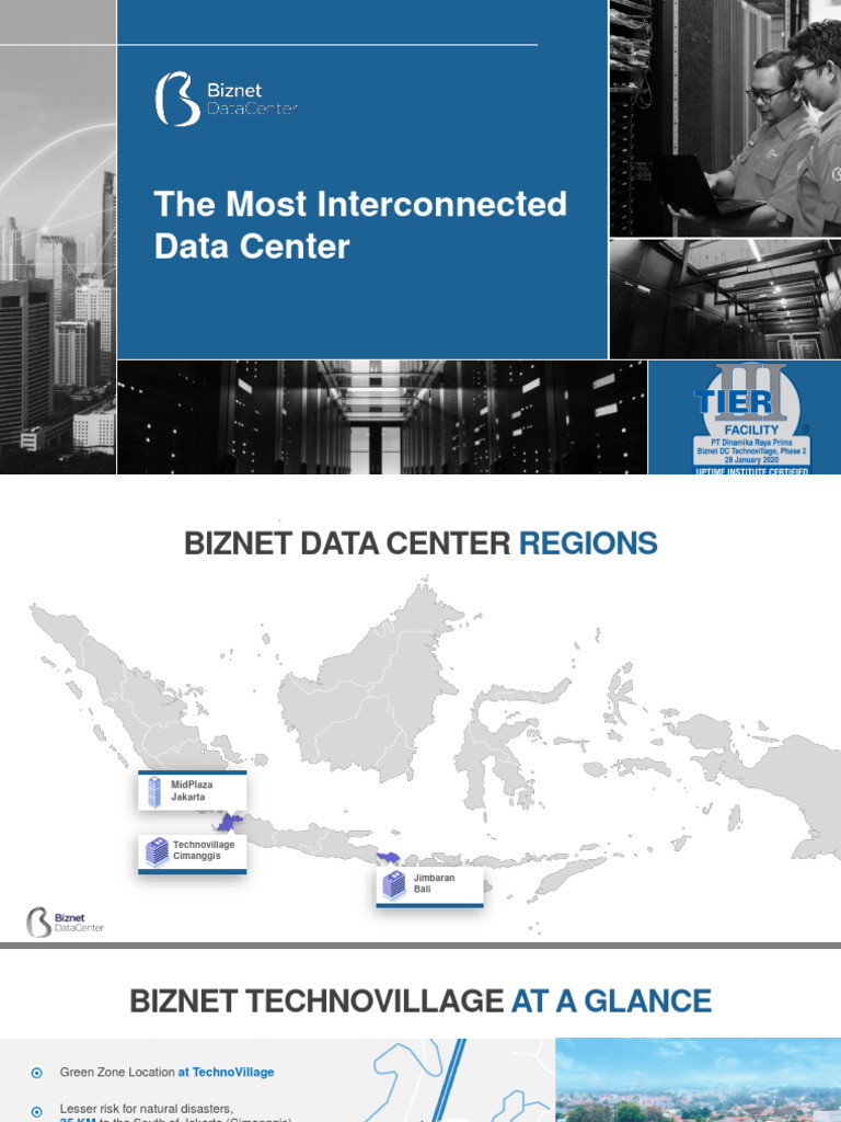 Biznet Data Center Overview-V1-2023 | PDF | Data Center | Cloud Computing