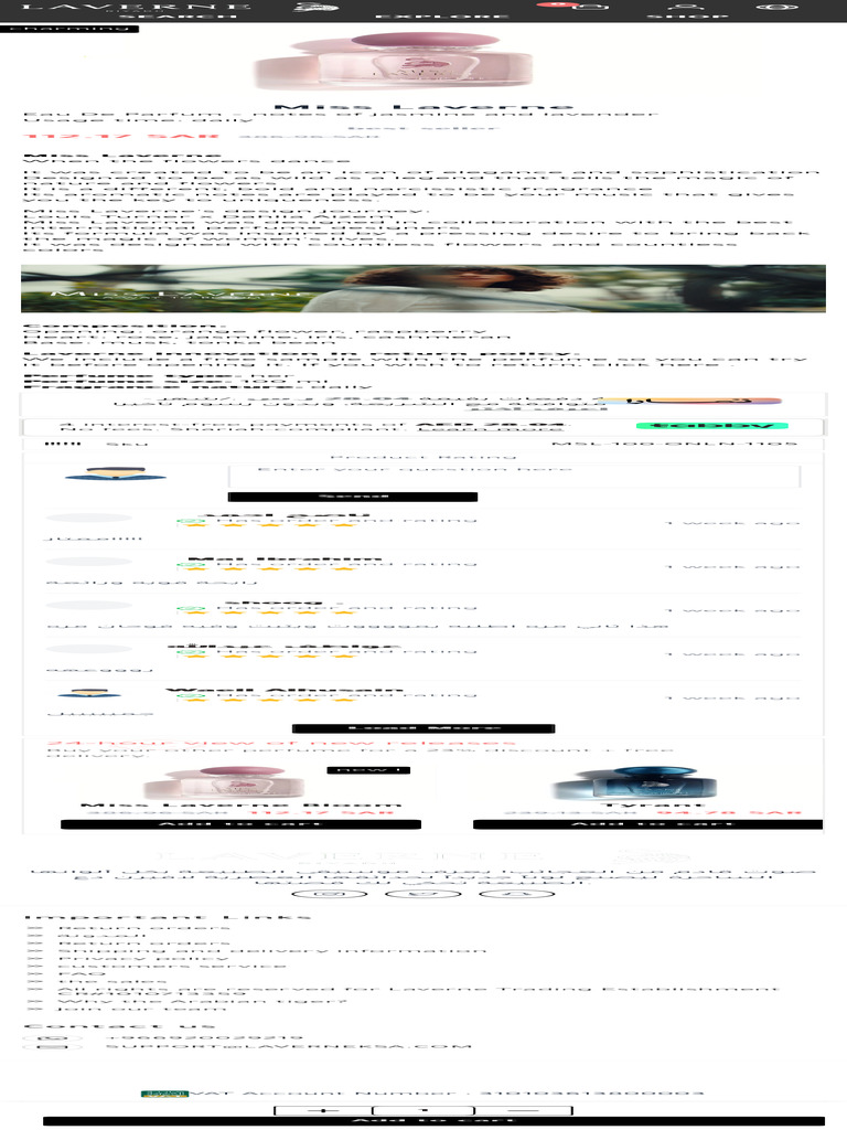 Miss Laverne - LAVERNE - To Be Different | PDF | Perfume | Cosmetics