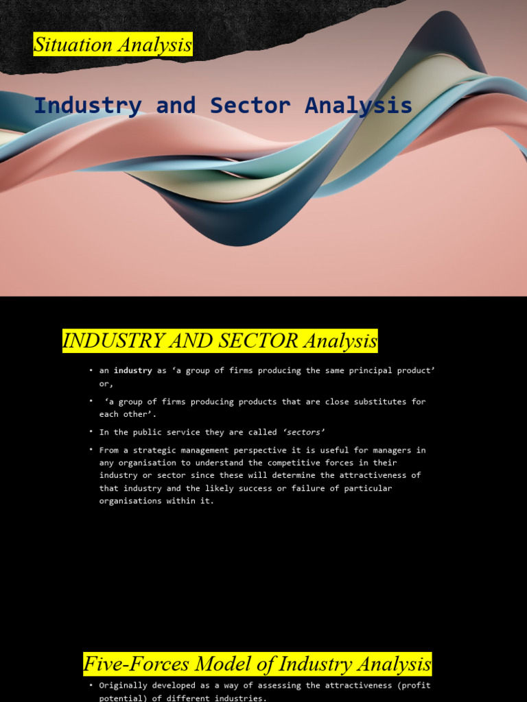 Industry and Sector Analysis | PDF | Financial Economics | Economies