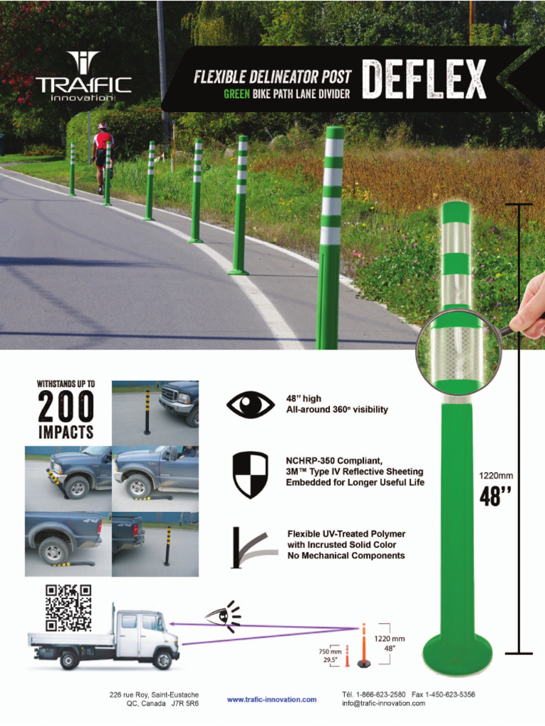 EN Bike Lane Delineator Post | PDF