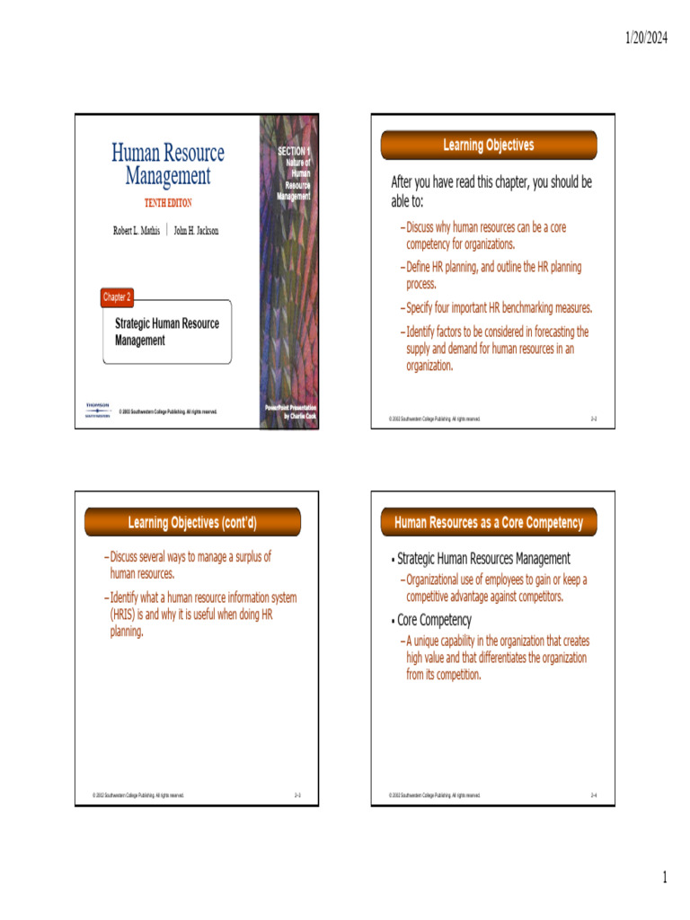 Chapter 2 Strategic HRM | PDF | Layoff | Human Resource Management