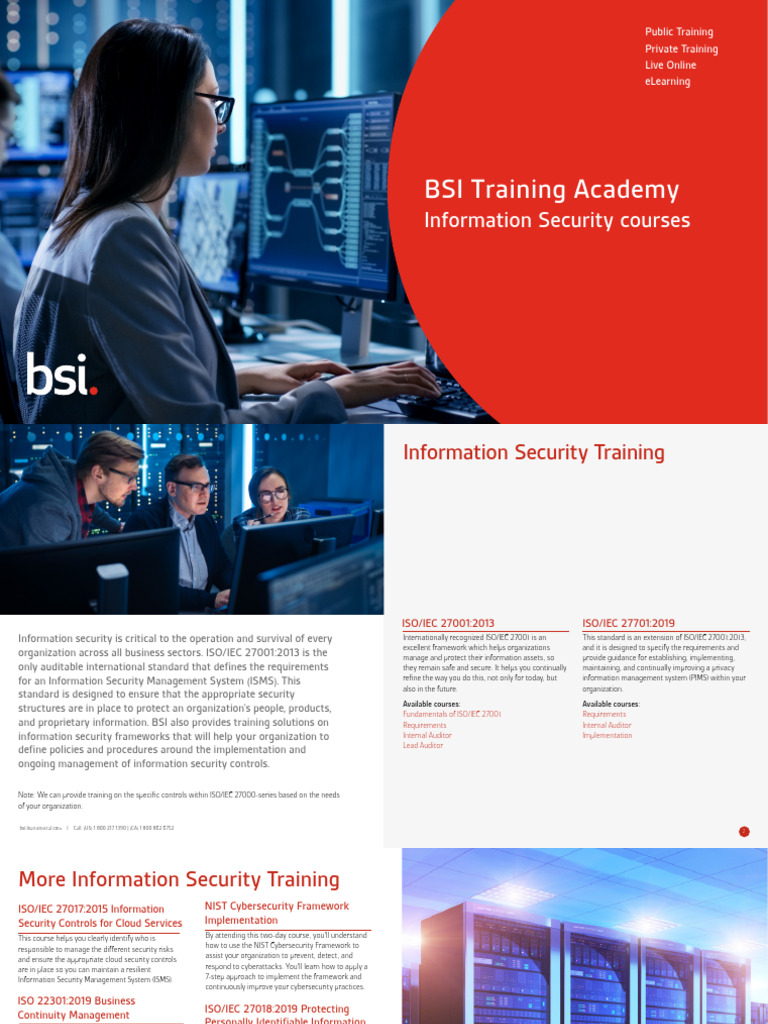 InfoSec & Cybersecurity Training | PDF | Information Security ...