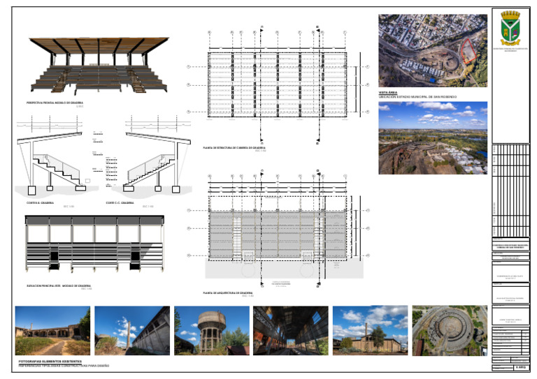 ARQ - Graderias - Estadio Municipal San Rosendo | PDF