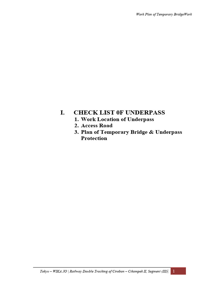 Temp Bridge For Underpass | PDF | Deep Foundation | Civil Engineering
