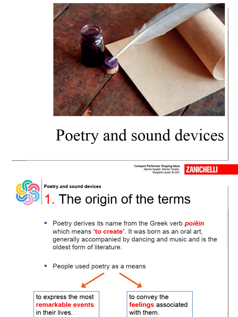 Understanding Poetry and Sound Devices | PDF | Poetry | Metre (Poetry)