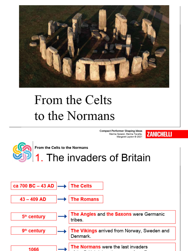 01 From The Celts To The Normans | PDF | Anglo Saxons | Europe