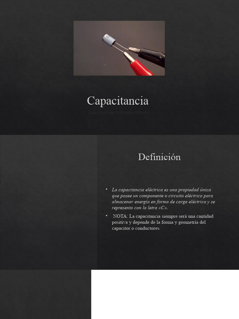 Capacitancia | PDF