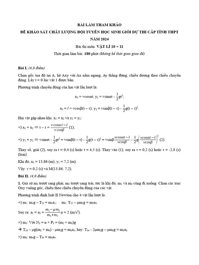 Bài Làm Tham KH o | PDF