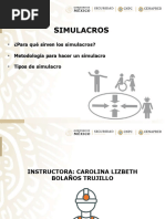Guía Rápida de Los Cuatro Pasos para Realizar Un Simulacro - 2025 | PDF | Simulación