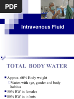 Iv Fluid | PDF | Saline (Medicine) | Intravenous Therapy