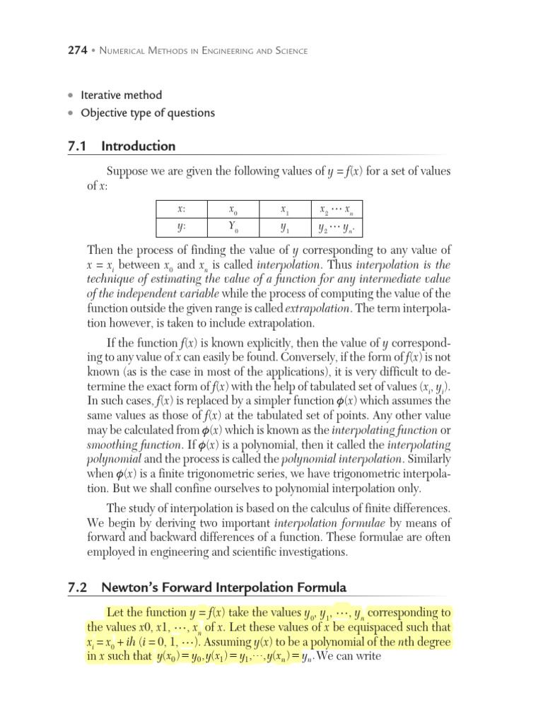 Interpolation pdf | PDF | Finite Difference | Interpolation