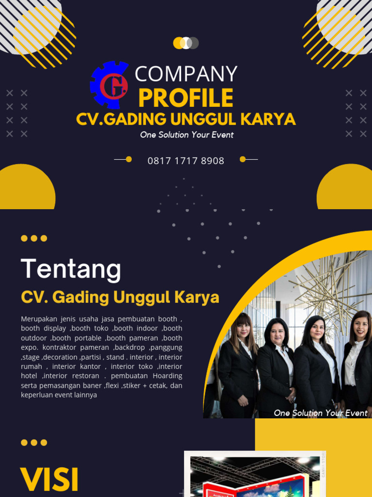 Company Profile Exhibition Cv Gading Unggul Karya Pdf