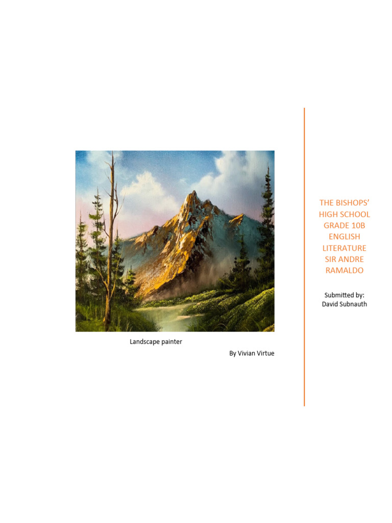 Landscape Painter: Life and Nature Themes | PDF | Poetry