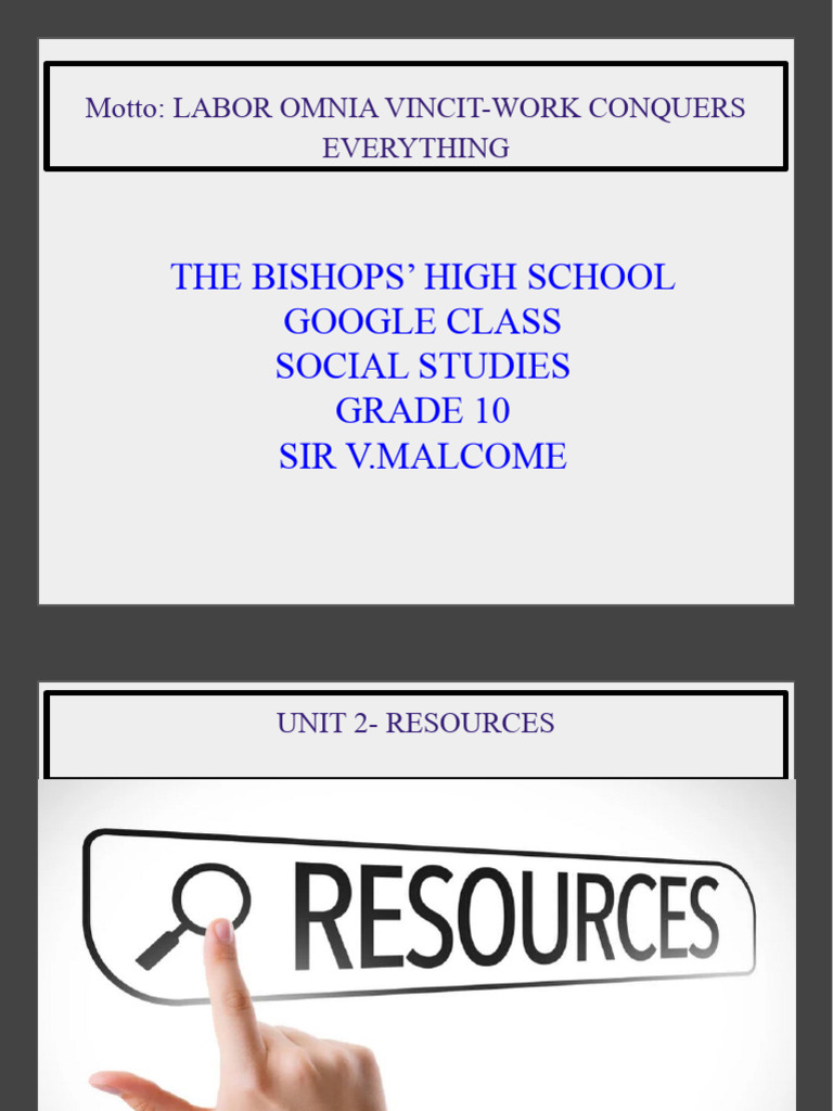 Unit 2-Resources, Lesson 1 | PDF