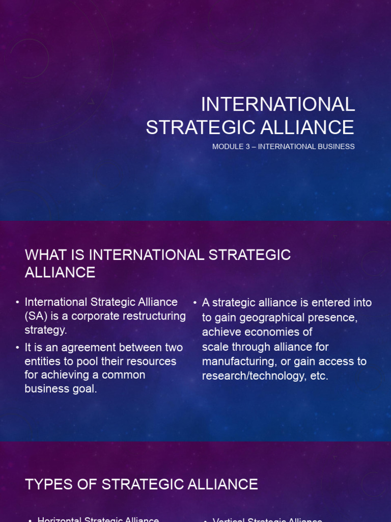 Strategic Alliances in Business | PDF | Competitive Advantage | Economies