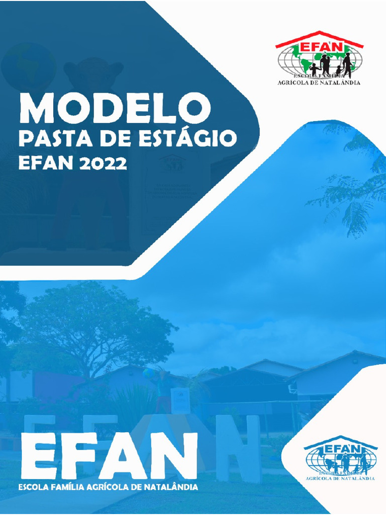 Modelo de Pasta de Estágio EFAN 2022 | PDF | Citação | Sociologia