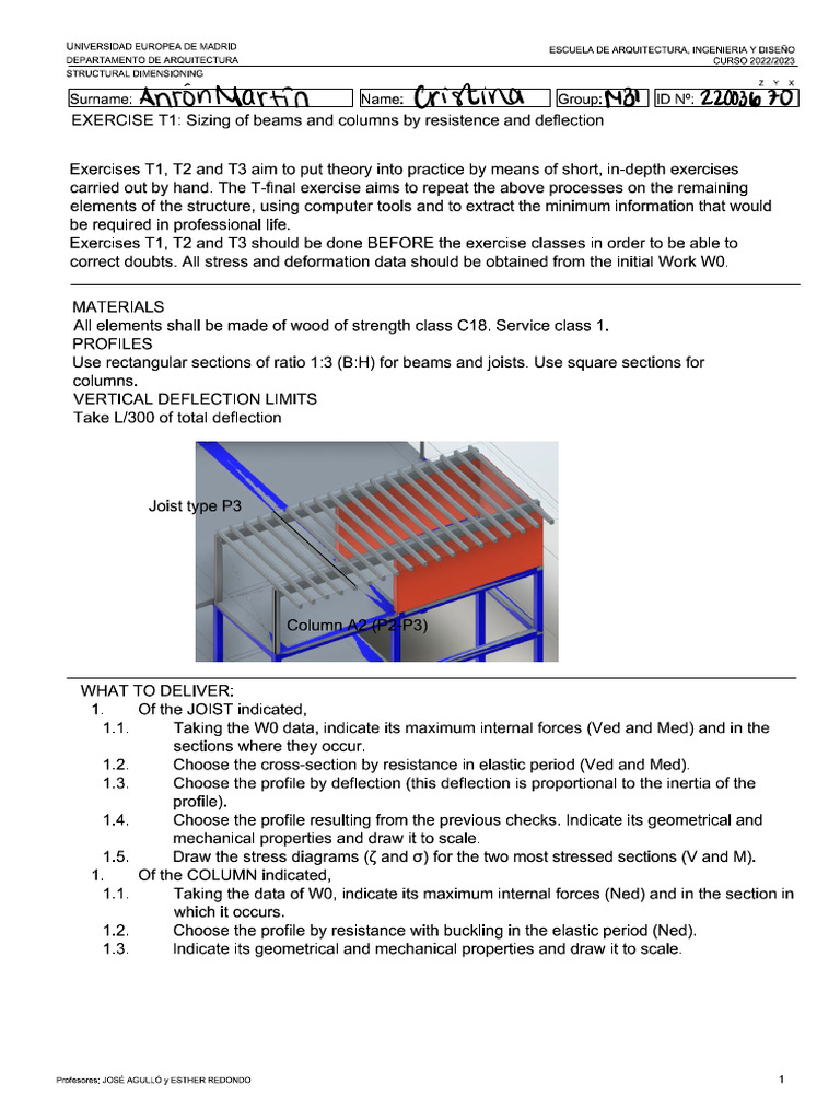 Exercise T1 | PDF