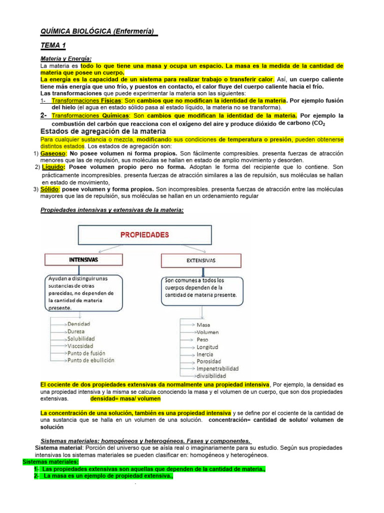 Resumen Quimica | PDF
