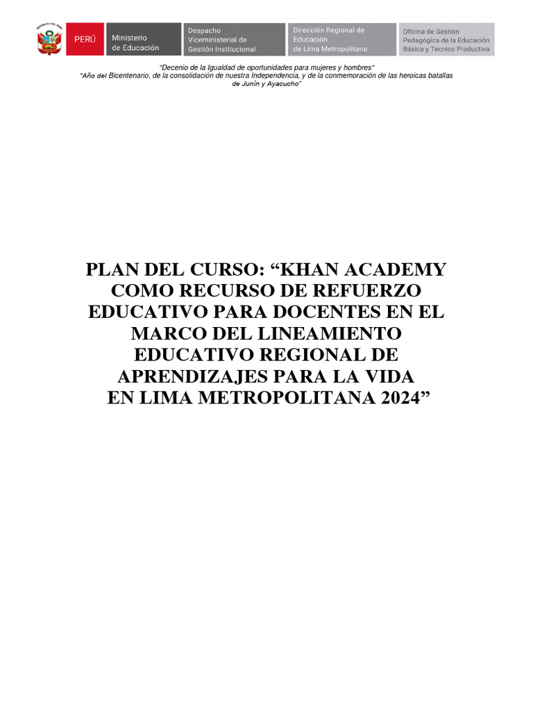 Plan Docente | Descargar gratis PDF | Enseñando | Educación primaria