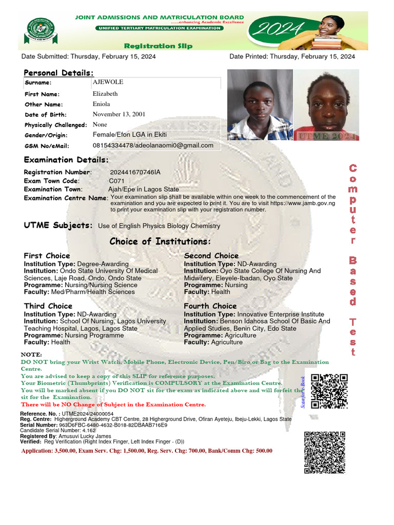 202441670746IA Ajewole | PDF