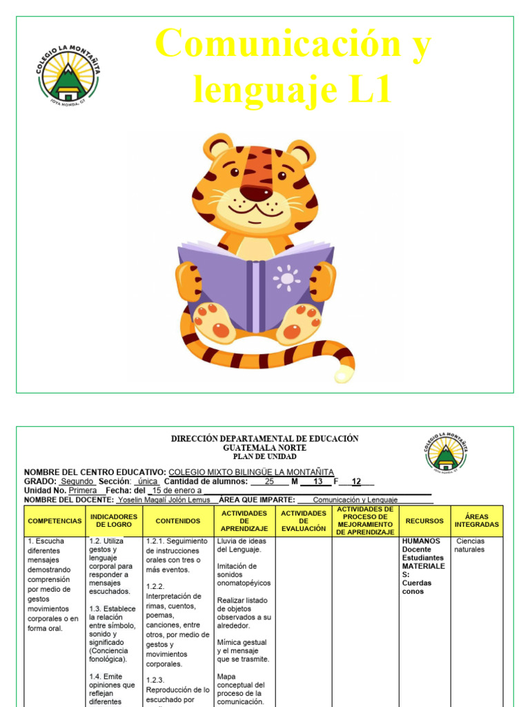 Formato de Planificación | PDF | Evaluación | Maestros