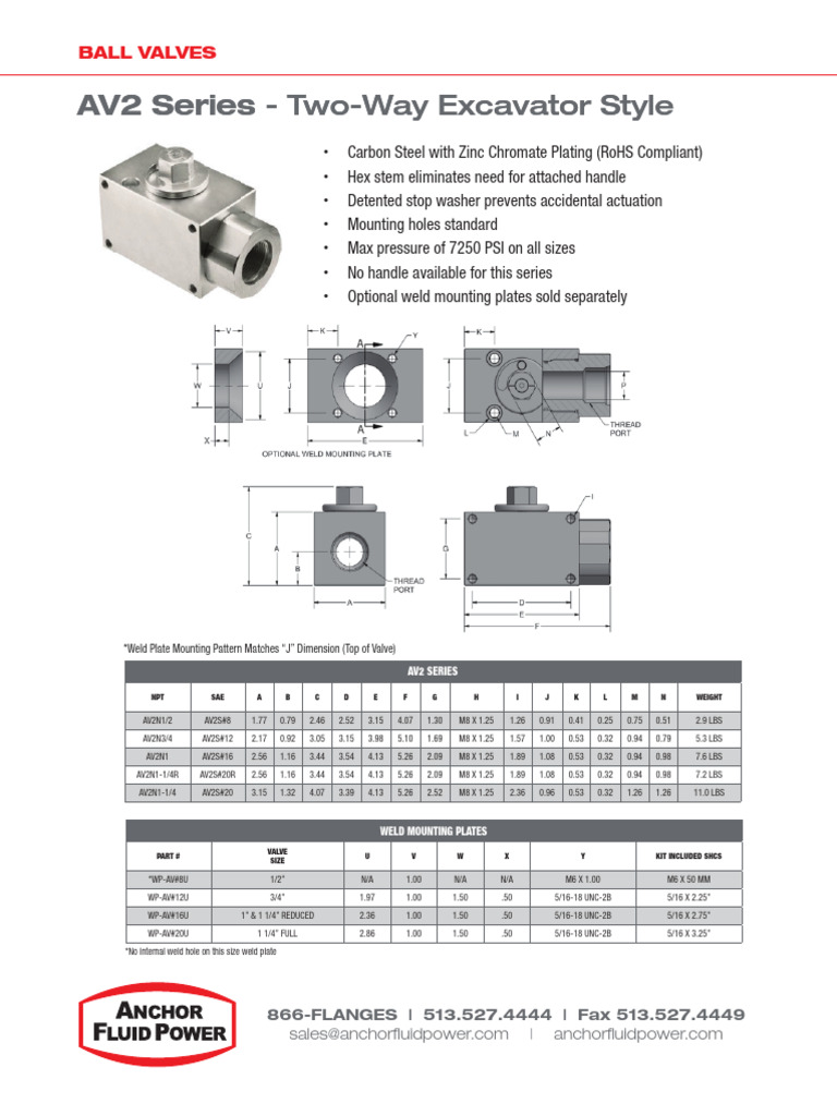 Av2 Series | PDF | Valve | Plumbing