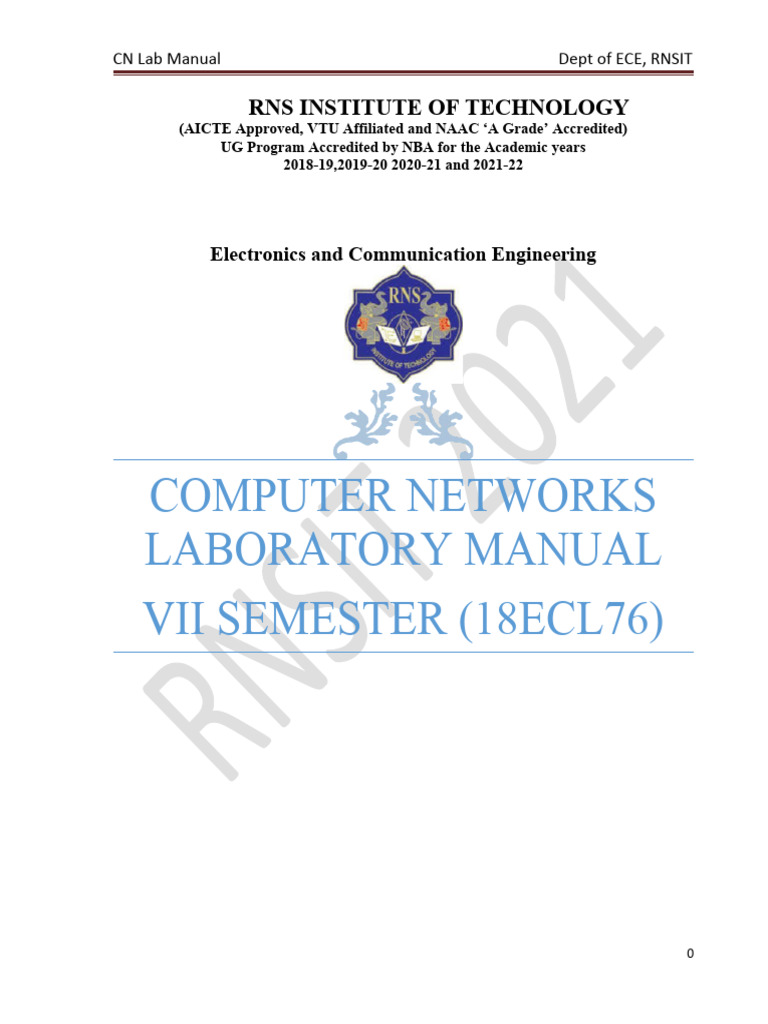 CCN Manual Full 2021 New | PDF | Network Topology | Engineering