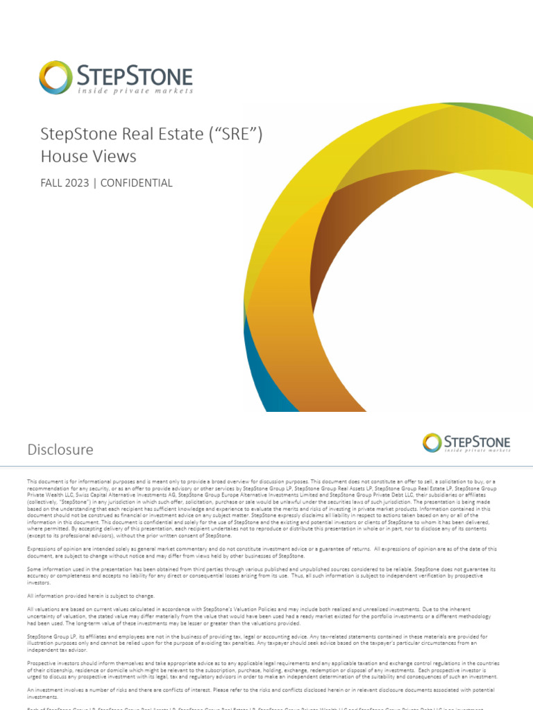 StepStone House View | PDF | Investing | Valuation (Finance)