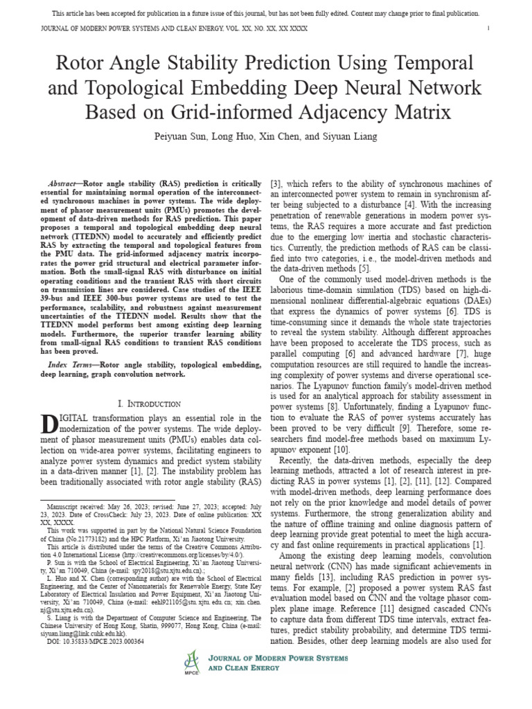 Rotor_Angle_Stability_Prediction_using_Temporal_and_Topological_Embedding_Deep_Neural_Network ...