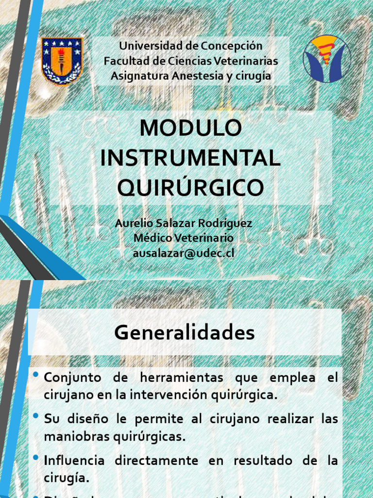 Instrumental Quirurgico | PDF | Cirugía