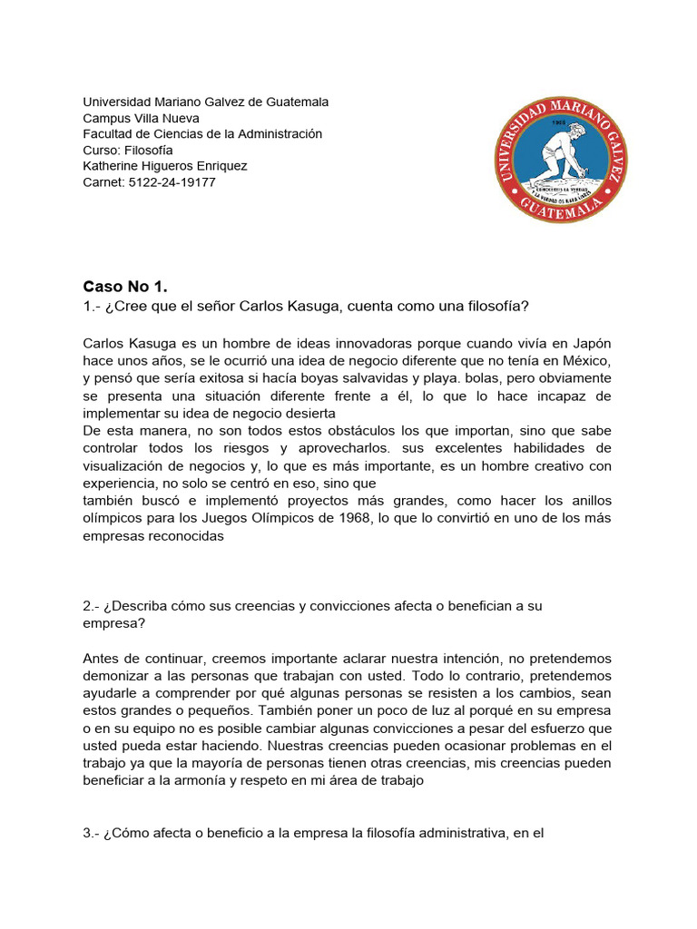CASO No.1 | PDF