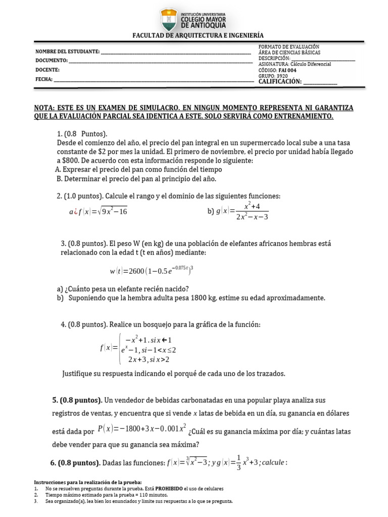 Simulacro Parcial 1 | PDF | Métodos y materiales de enseñanza