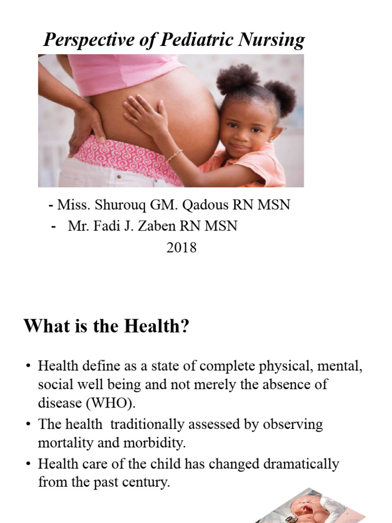 Ch1 Perspective of Pediatric Nursing | PDF | Pediatrics | Infant Mortality