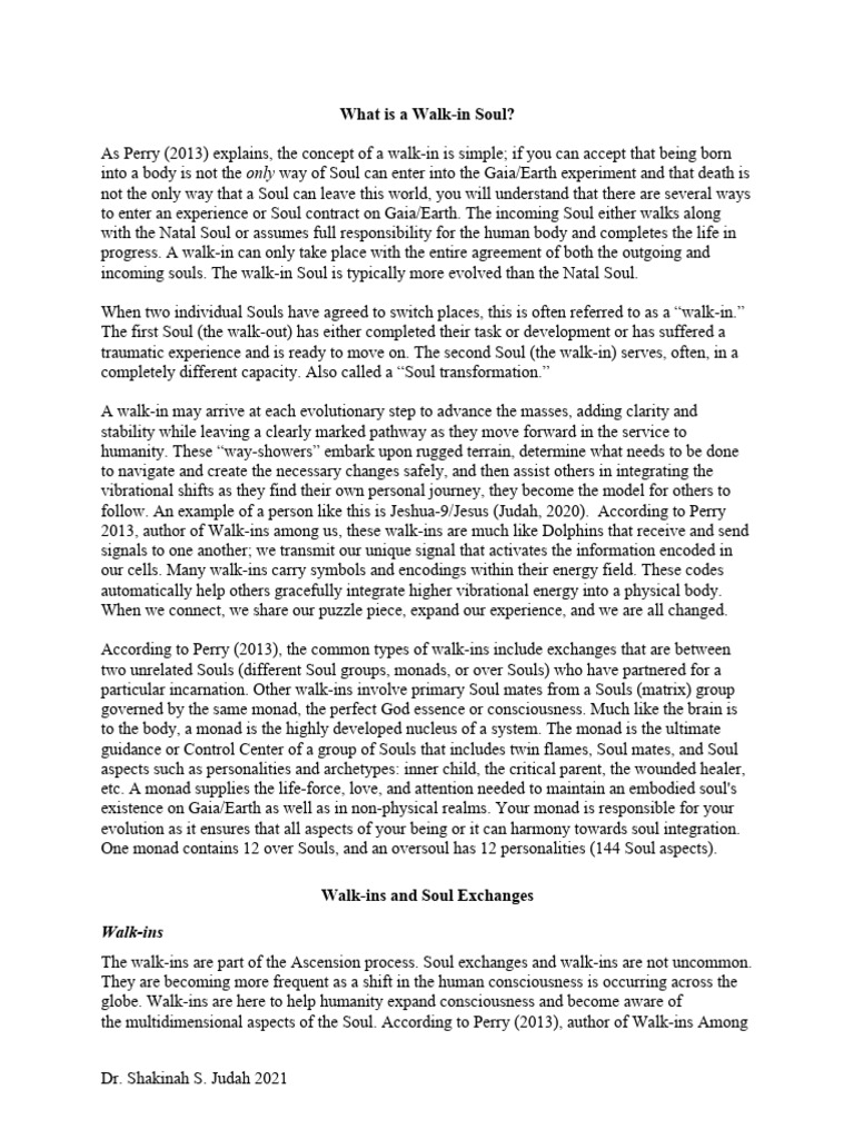 What is a Walk-In Soul_ PDF | PDF