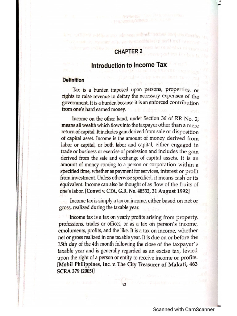 Module II. Income Taxation | PDF