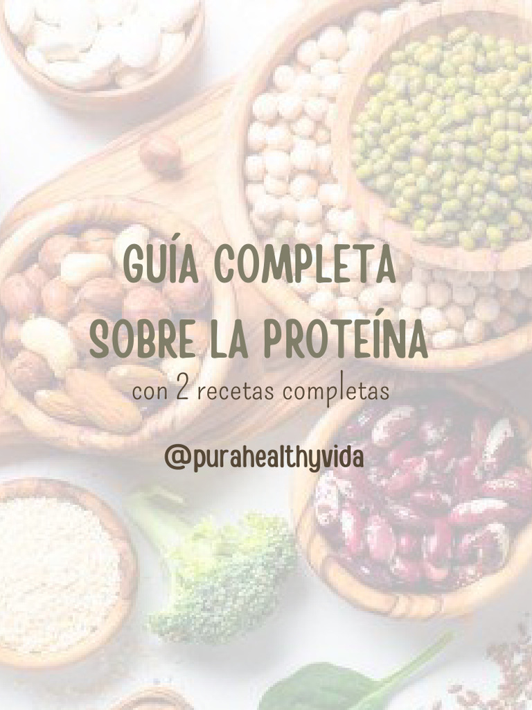 Guia Proteina Purahealthyvida Pdf