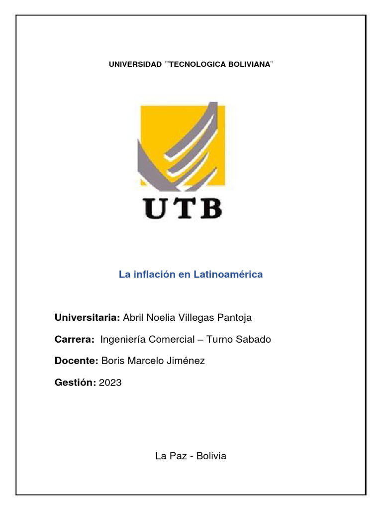 Abril Villegas Macroeconomia | PDF | Inflación | La política fiscal