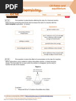 GCSE Biology - The Nervous System - Reflex Arc - Worksheet | PDF ...