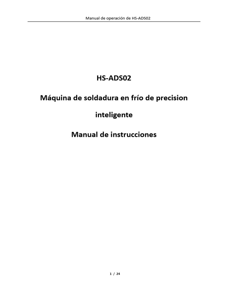 HS-ADS02 Máquina de Soldadura en Frío de Precision Inteligente Manual ...