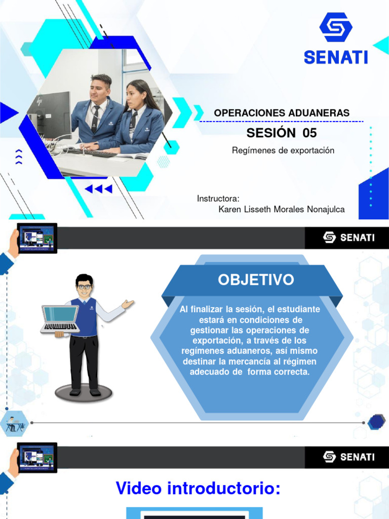 SESION 05 Oper. Adu-2 | PDF | Exportaciones | aduana