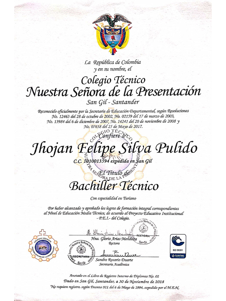 Diploma Jhojan | PDF