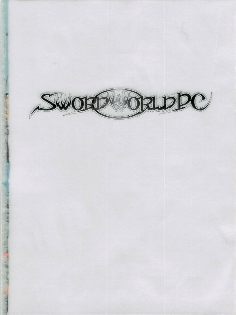 Sword World PC World Guide | PDF