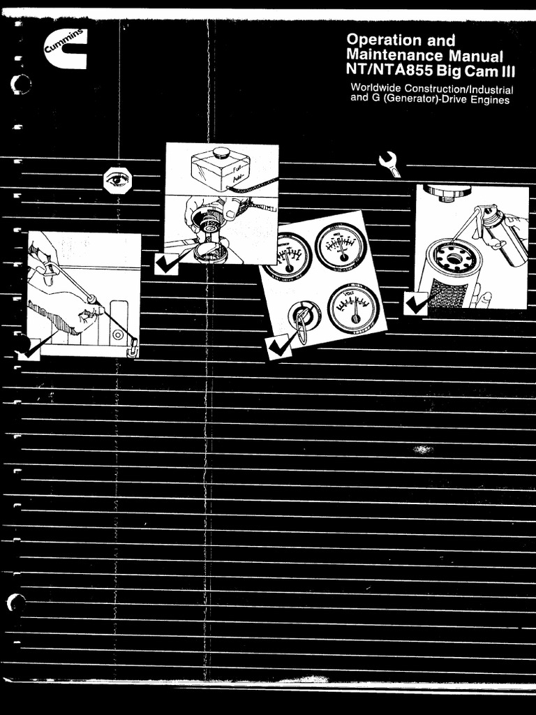 Manual de Operacion y Mantenimiento Nta855 | PDF
