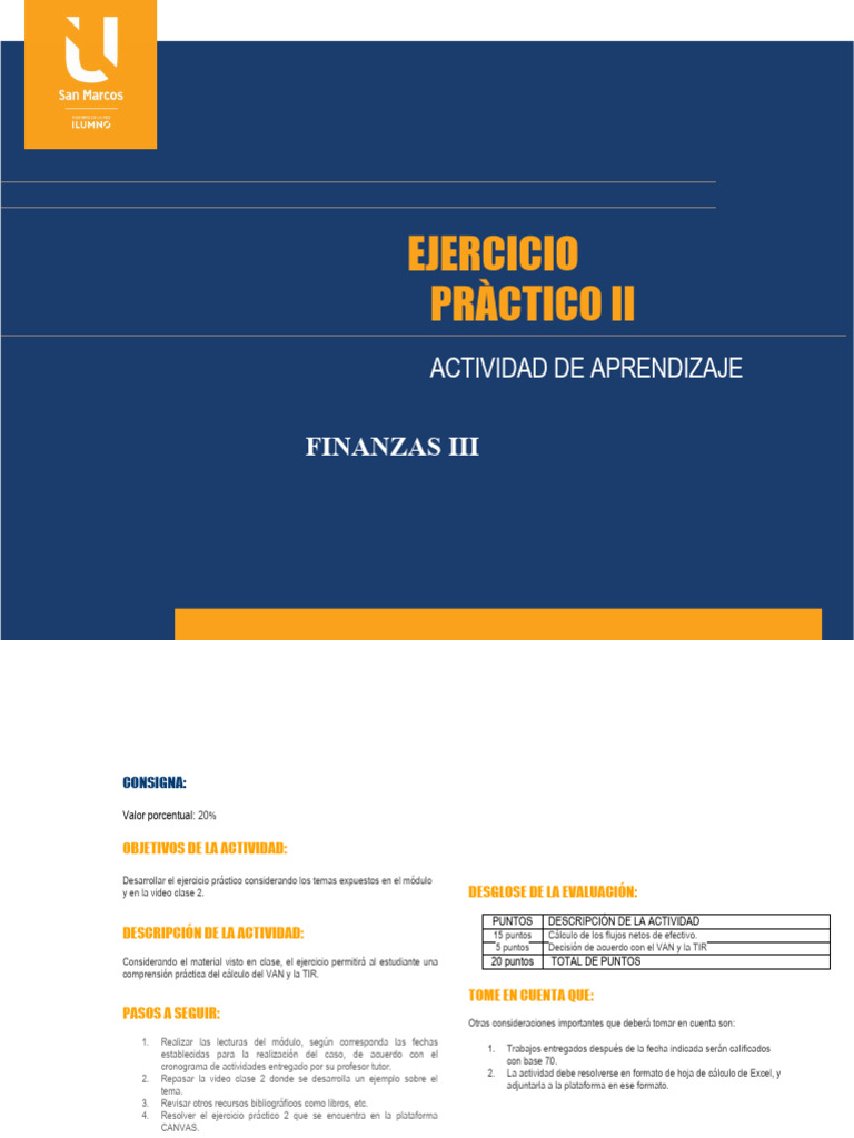Rubrica Ejercicio Pràctico 2 | PDF