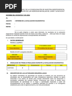 Informe Del Consolidado de La Evaluacion Diagnostica 2025 | PDF | Ciencia cognitiva ...