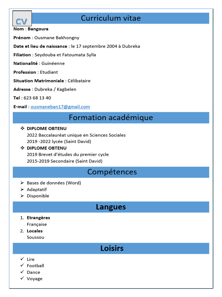 CV 2024 | PDF