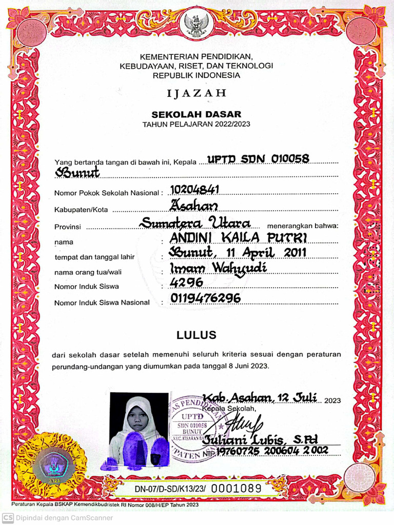 Andini Kaila Putri | PDF