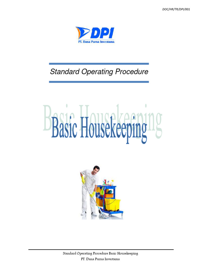 SOP Basic Housekeeping | PDF