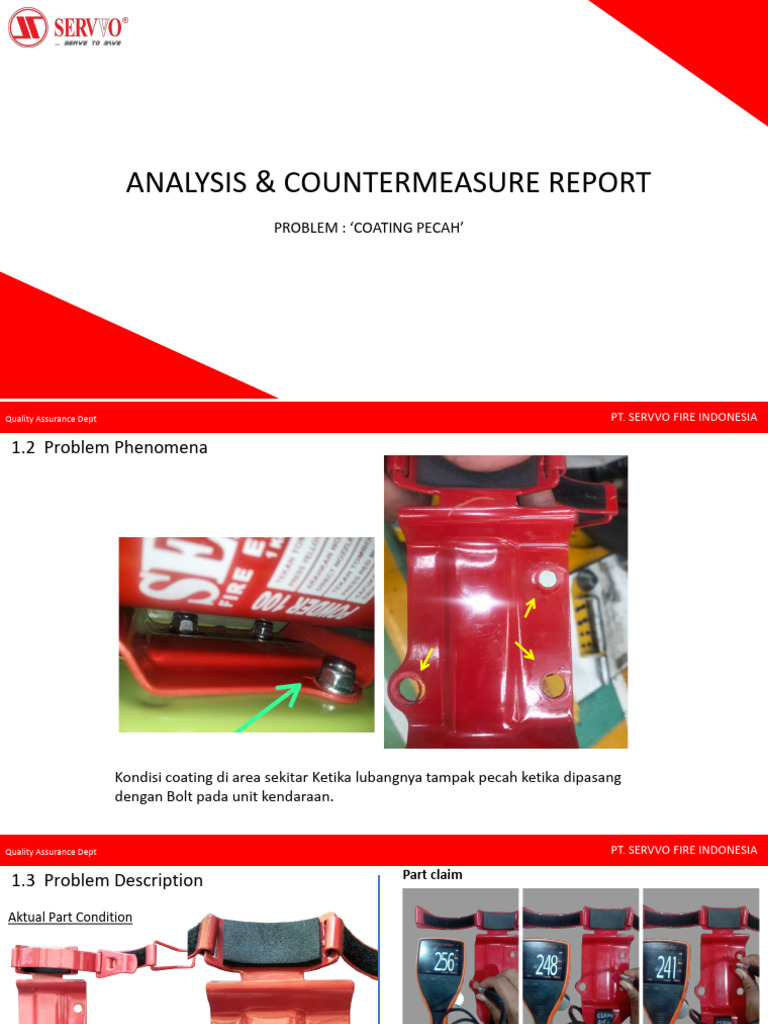 Analysis Dan Countermeasure Report - Coating Pecah - 030625 | PDF
